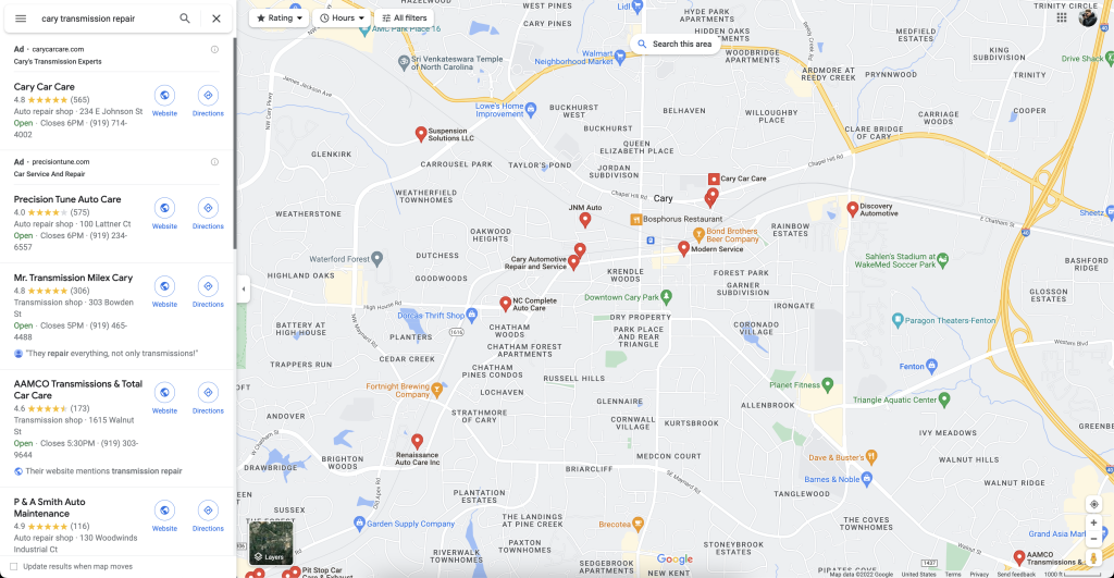 Understanding Google Map Ads